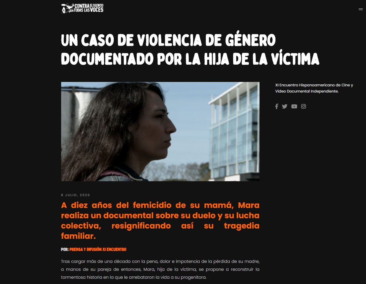 Femicidio. Un caso, múltiples luchas, llega a México | SemMéxico